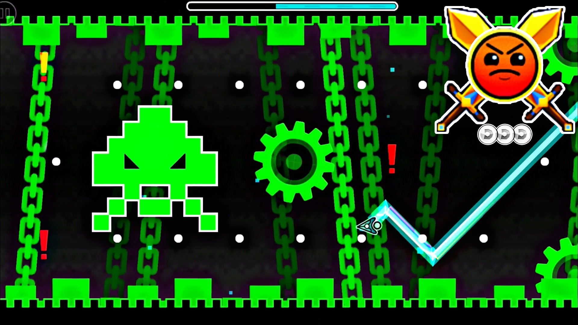 БИТВА С БОССОМ #29: Retro Generation by McMiner3244 (Harder 7*) [3 coins] | Geometry Dash