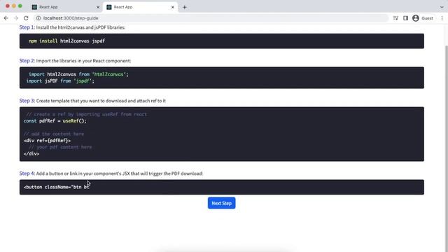 How to download web pages as PDF in React JS – смотреть онлайн видео от ...