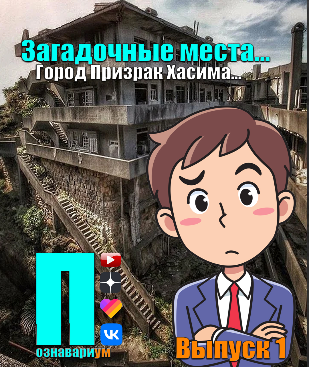 Город Призрак Хасима? Загадочные места?Вы знали_ ? Выпуск первый? #Shorts #2022 #тайны #загадки