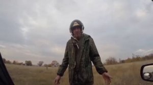 кадры снятые после посадки украинского летчика Киевского Призрака