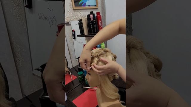Афро локоны на плойку.
