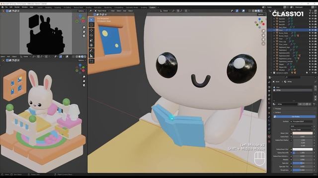 16. Materials and Lights Setup for Multiple Objects in a Scene