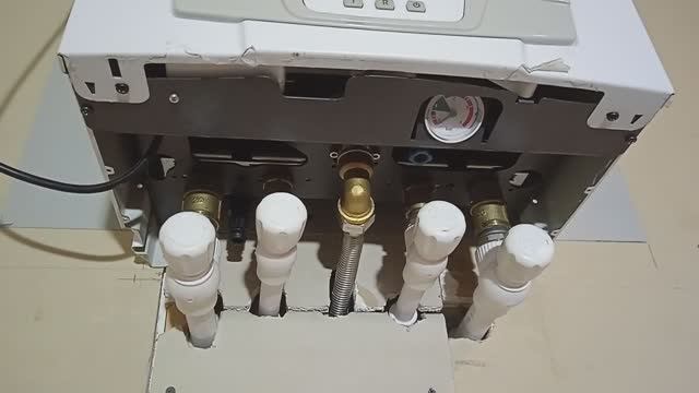ошибка при монтаже двухконтурного газового котла
