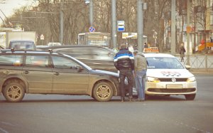 28.12.2015, ДТПшечка на перекрестке пр.Славы и ул.Будапештской