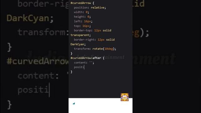 How To Create Curved Arrow with CSS | ? No SVG | HTML தமிழில்