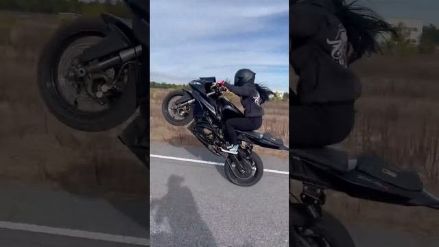 мото девушка