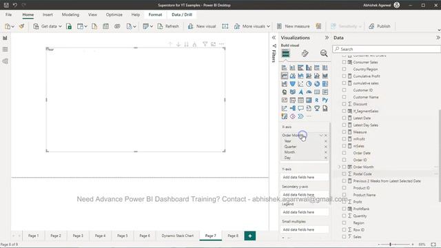 How Create Dashed or Dotted Line Chart in Power BI - смотреть видео ...