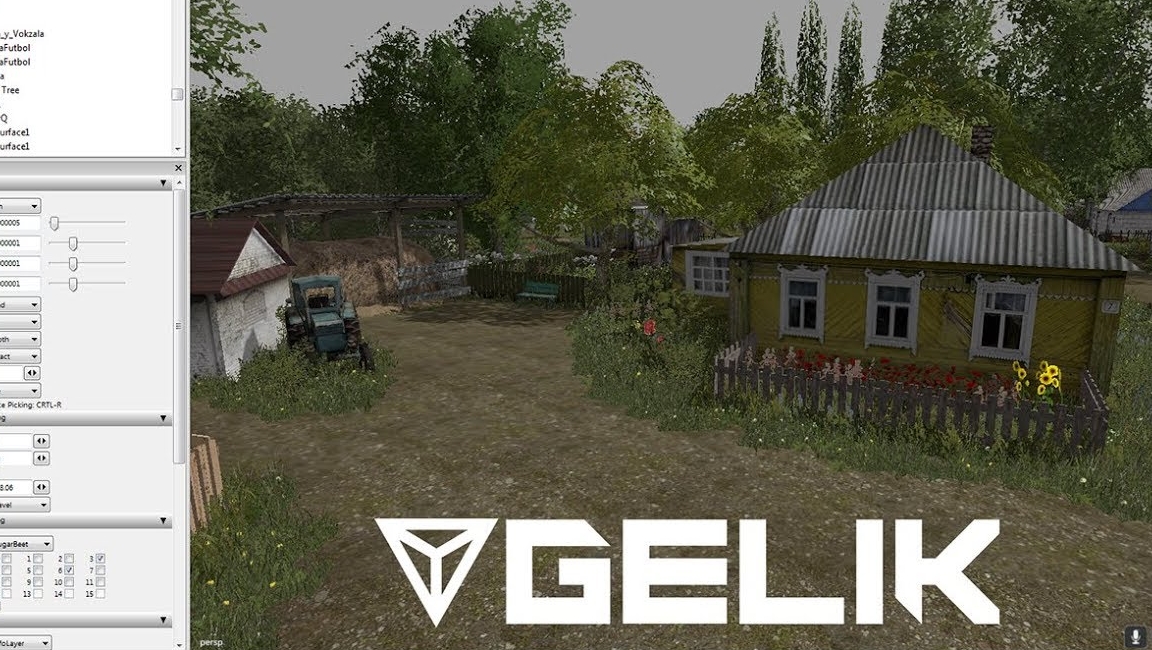 строим карту деревня скакун FS15, достраиваем деревушку часть 2