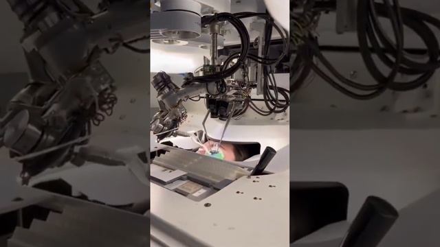 AI Robot Doing Eyelashes Extension on a Human