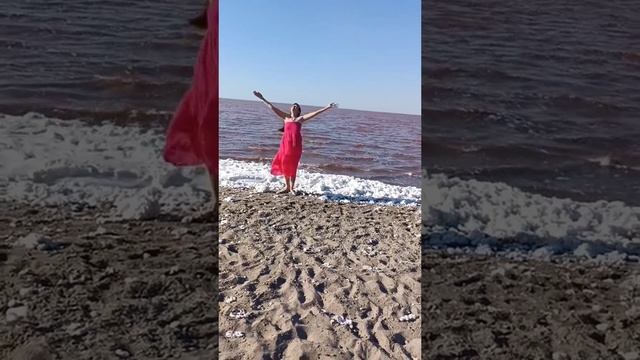 Я на Розовом Озере Сасык Сиваш Крым ? 9.08.2023