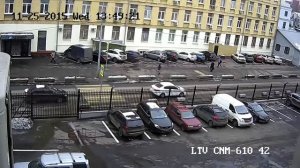 Пример дневной уличной съемки видеокамеры LTV C