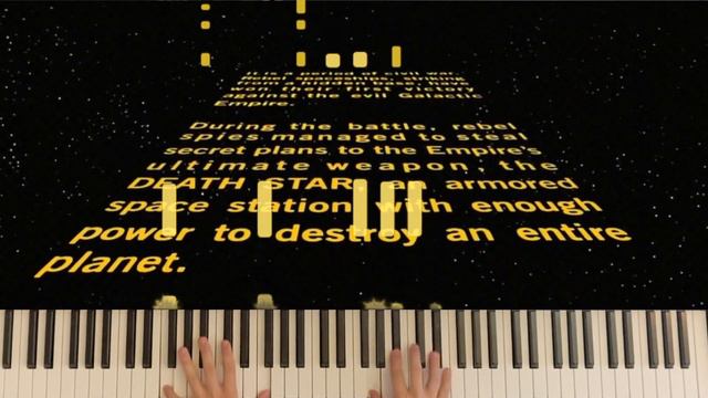 Star Wars Intro Sequence/Opening crawl | Piano Cover - смотреть видео ...