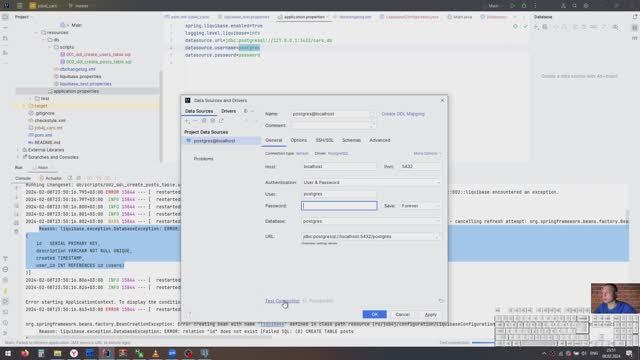 Liquibase + SpringBoot, создание скриптов