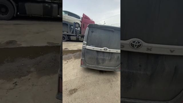 Hyundai Avante/Toyota Voxy привезли нашим клиентам/забираем с автовоза