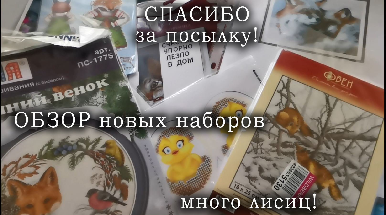 ПОКУПКА, ПОДАРКИ и обзор новых наборов для вышивания//СПАСИБО, Света! Ты волшебница//СКАЗОЧНЫЙ ЛЕС