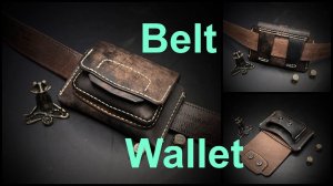Make a belt wallet - "Lucky" - White Witcher design