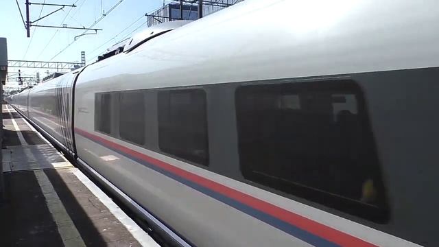 Электропоезд ЭВС1-16/ЭВС2-01 "Сапсан" (ТЧ-10) высокоскоростной поезд №762А Москва - Санкт-Петербург.