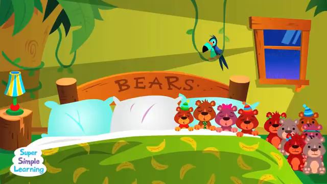 Ten In The Bed _ Counting Song for Kids _ Super Simple Songs
