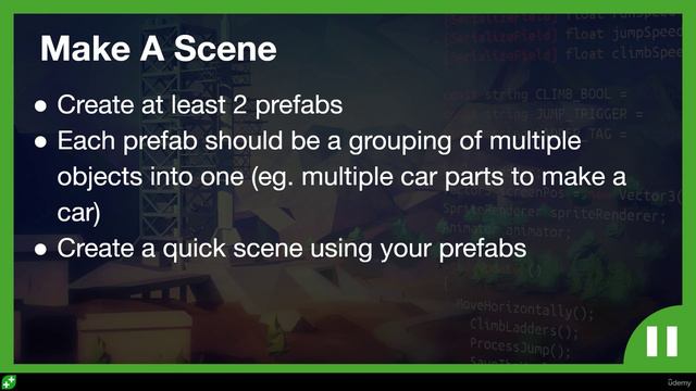 1 - 4 Introducing Prefabs