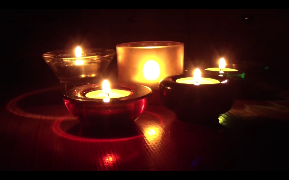 Тишина. Вечер при свечах