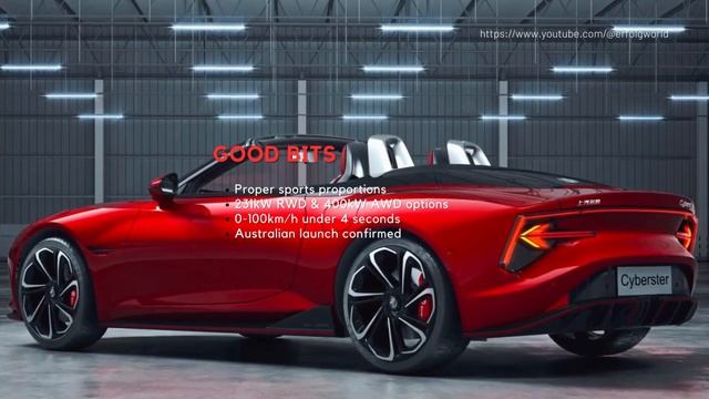 2024 MG Cyberster - Sports EV, Specifications