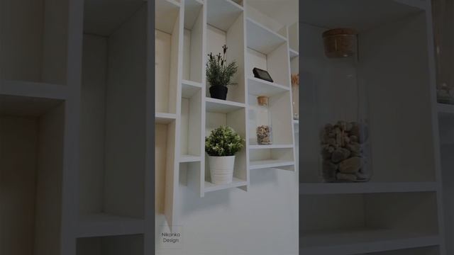 Nikanko Design. Дизайн коридора, гостиной, спальни.