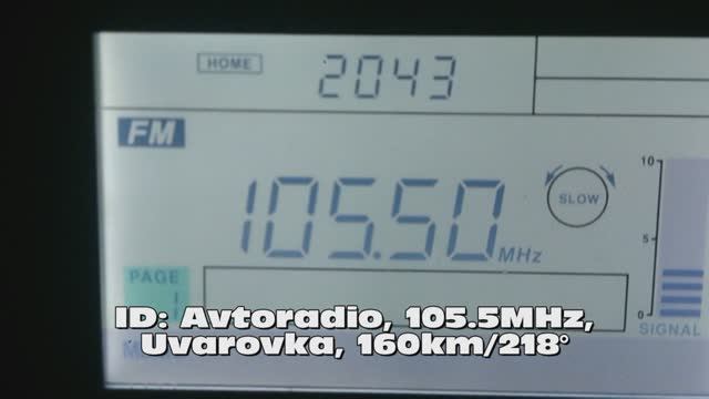 15.10.2018 17:43UTC, [Tropo], Авторадио, Уваровка, 160км, Love Radio, Тверь, 83км, 105.5МГц