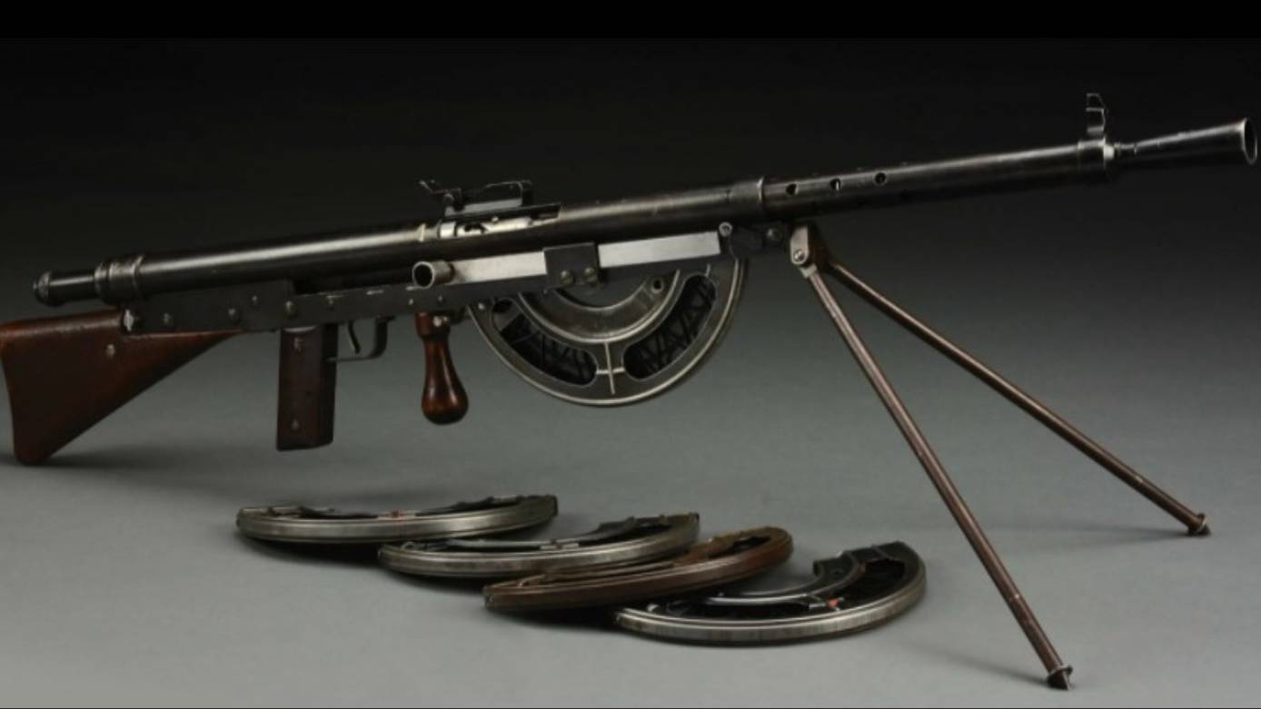 Французский пулемет Шоша Gladiator Chauchat Mle.1914