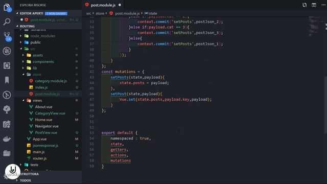 9 - Vue Js Creazione di un Applicazione Blog - Recupero dei post per Categoria – смотреть онлайн ...