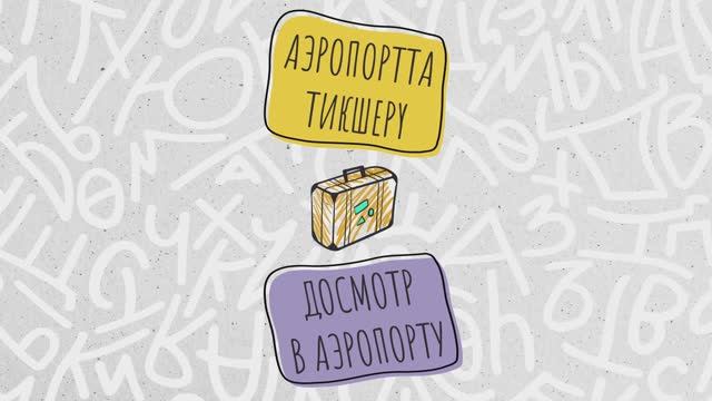 Досмотр в аэропорту | Татарский разговорник