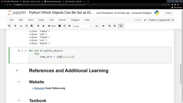 Python | Which Objects Can Be Set as Dictionary Keys | – смотреть онлайн видео от Молодые ...