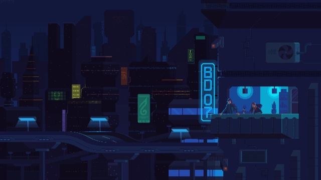8 bit Art - Рутина Мегаполиса