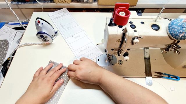 Обработка накладного многоярусного кармана для карточек или визиток