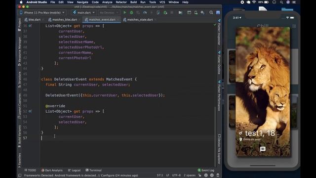 Build Flutter Tinder Clone with Firebase & BLoC | 28/41 | Matches Bloc – смотреть онлайн видео ...