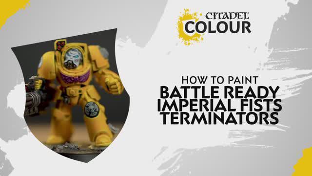 Warhammer 40000 How to Paint - Battle Ready Imperial Fists Terminators