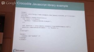 Kamailio World Berlin - Crocodile: Peter Dunkley