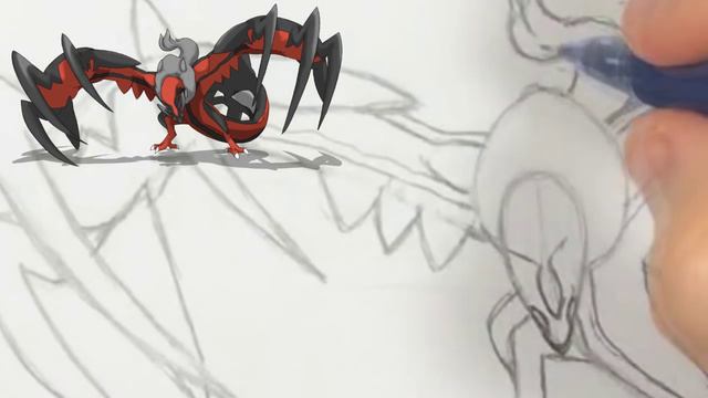 How To Draw Yveltal Step By Step Part 2 - смотреть видео онлайн от ...