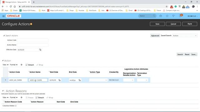 16 | How to create an Action & Action Reasons in Oracle HCM Cloud ...