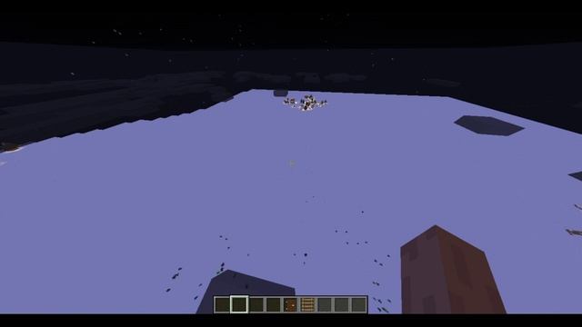 Майнкрафт полёт на самолёте.