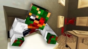 ДЕНЬ В МОРГЕ С ЗОМБИ. ДЕНЬ 3 - ЗОМБИ АПОКАЛИПСИС В MINECRAFT