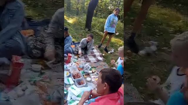 Были на пикнике и нам сыграл папа подруги 😍🤯