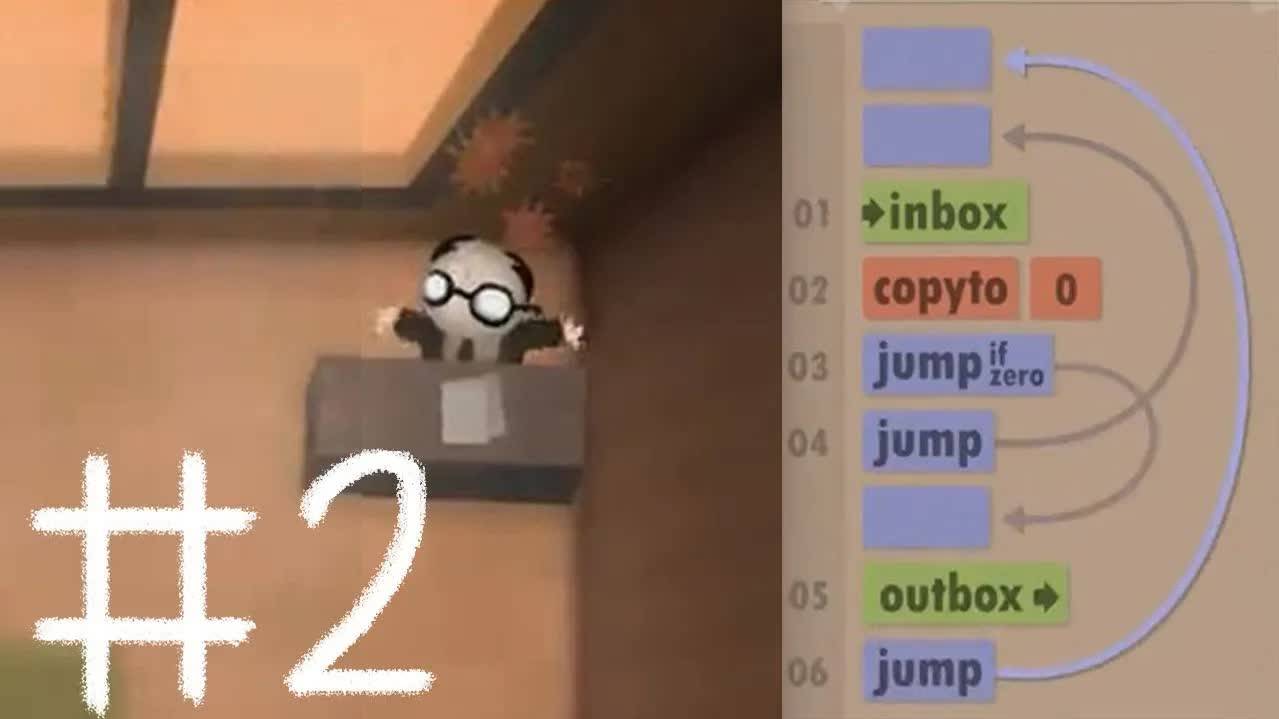 Зациклить эту программу! | Human resource machine №2