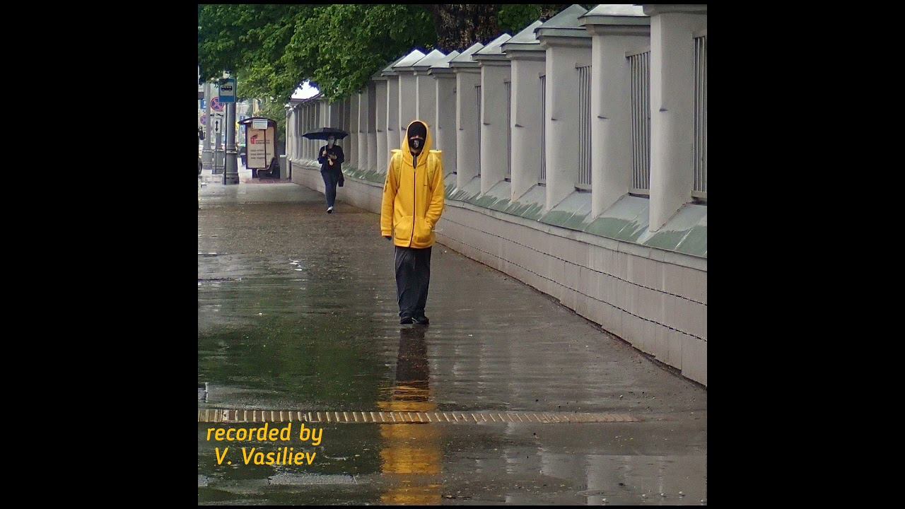 ⛈️ Thunderstorm, Moscow. Five minutes of relaxation. Гроза в Москве.