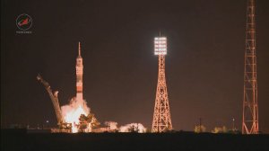 Пуск РКН Союз-ФГ с ТПК Союз ТМА-17М