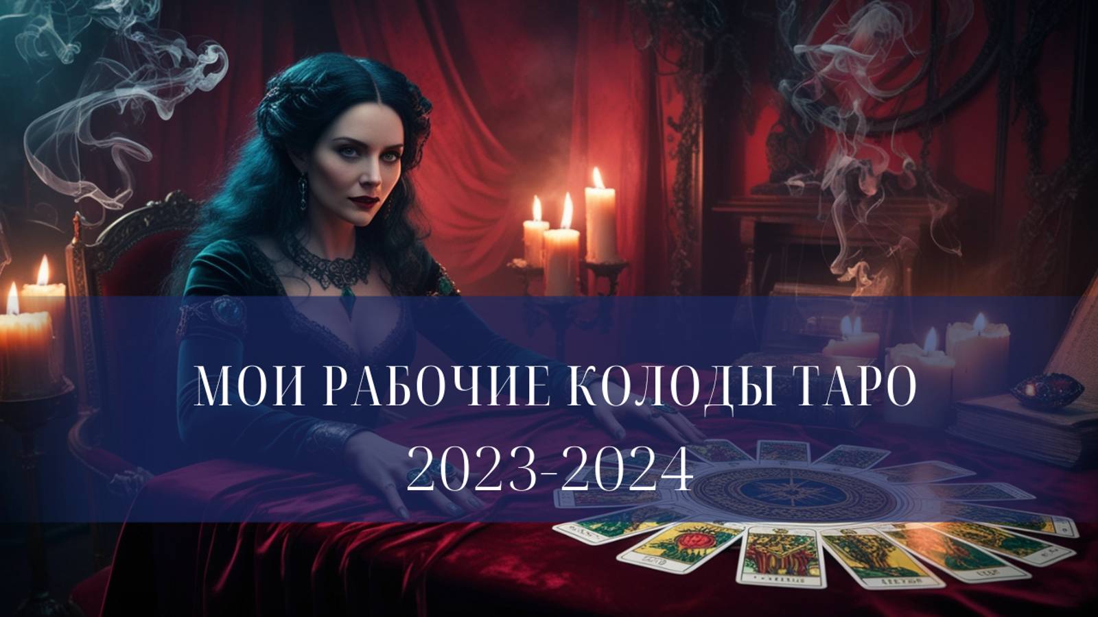 💟 Мои рабочие колоды Таро.