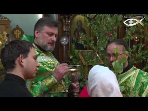 Праздник Троицы в Успенском мужском монастыре г. Новомосковск