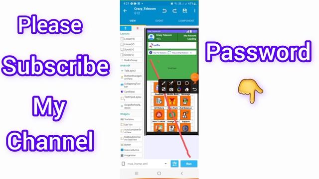 how to create telecom app | মোবাইল দিয়ে টেলিকম apps তৈরী | sketchware app create | telecom app ...