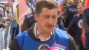 Представители профсоюзов предприятий Нижнего Новгорода и области  прошли по Большой Покровской