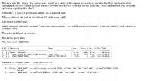 Databases: Filter predicates executing before Access predicates