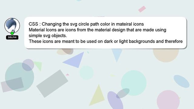 CSS : Changing the svg circle path color in mateiral icons – смотреть онлайн видео от CSS кодеры ...